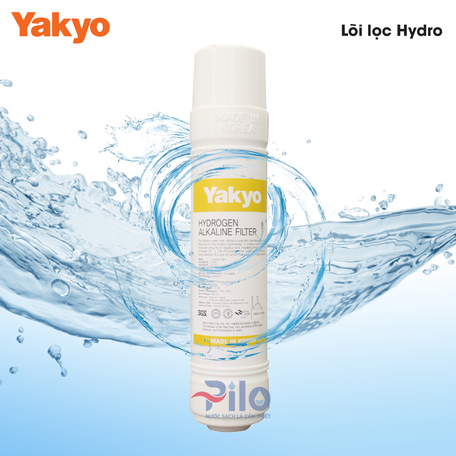 Lõi lọc nước Yakyo Hydrogen Alkaline